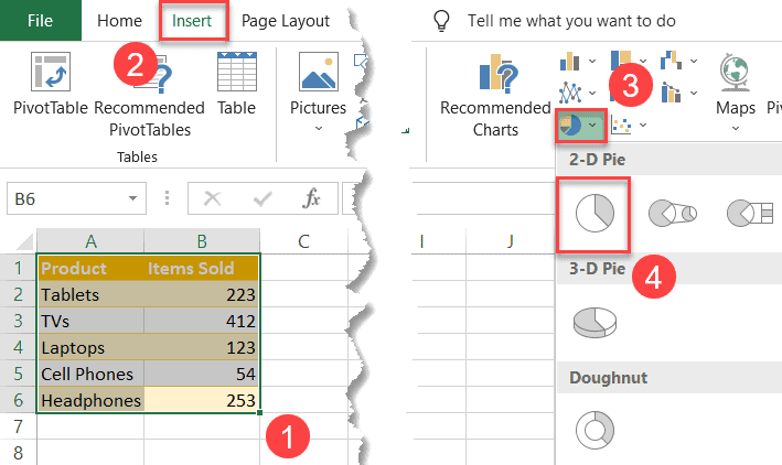 How To Make A Pie Chart In Excel Free Template Spreadsheet Daddy