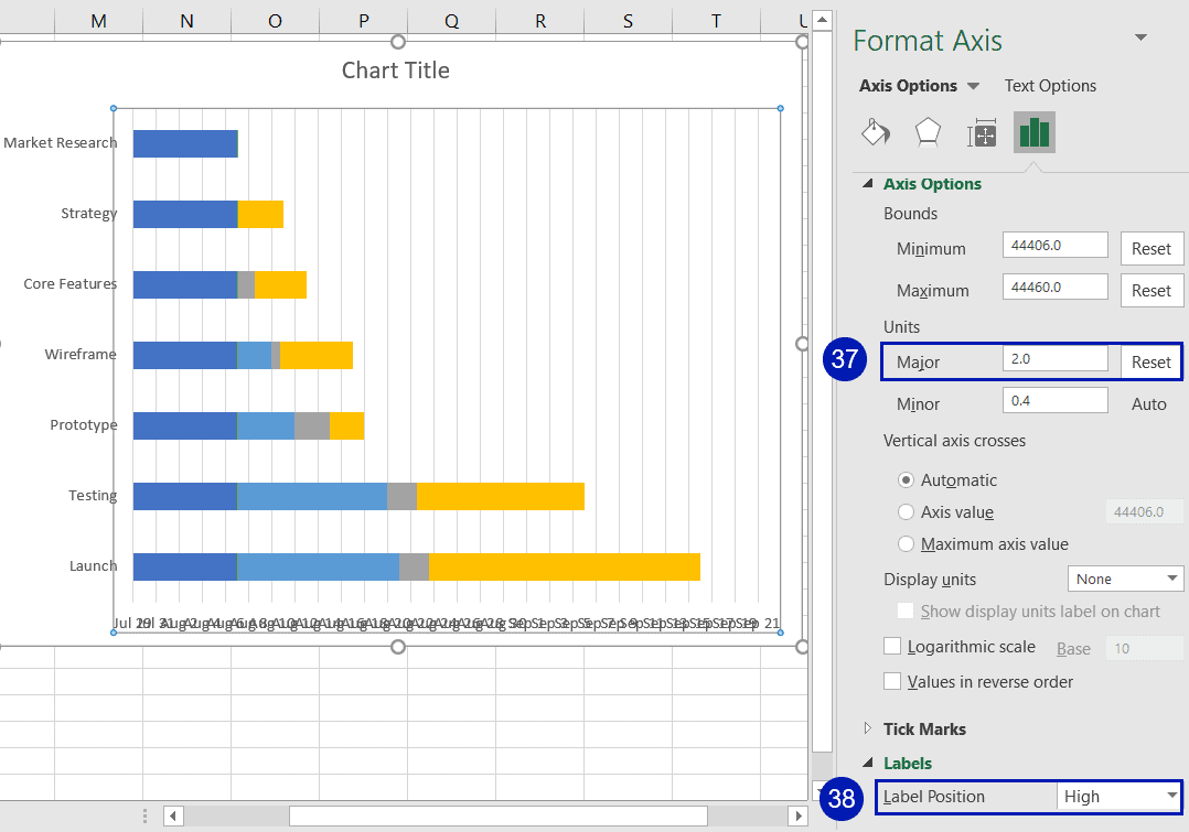 How to☝️ Make a Gantt Chart in Excel