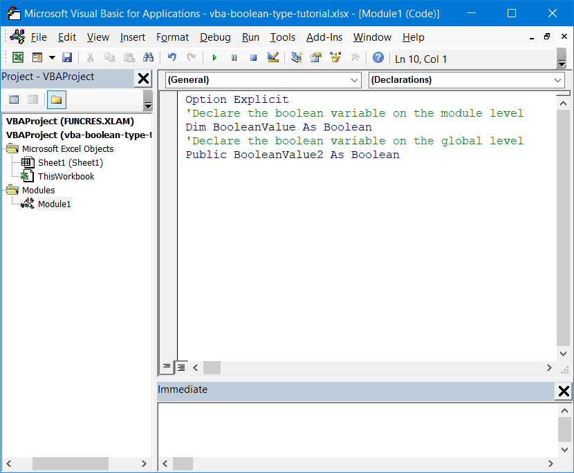 How To Use The Boolean Data Type In Excel VBA SpreadsheetDaddy