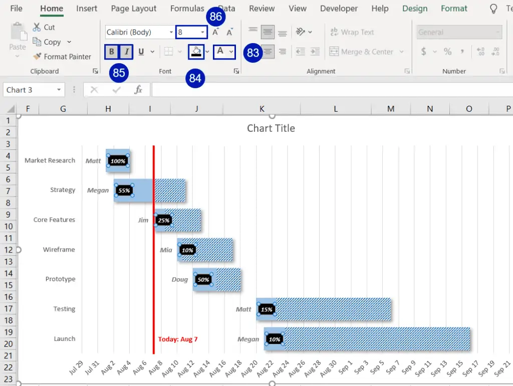 How to☝️ Make a Gantt Chart in Excel
