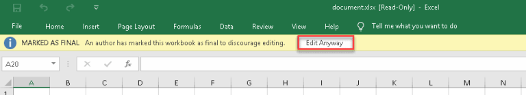 How to☝️ Remove "Read-only" in Excel - Spreadsheet Daddy