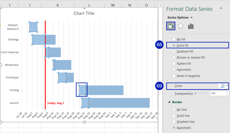 How to☝️ Make a Gantt Chart in Excel