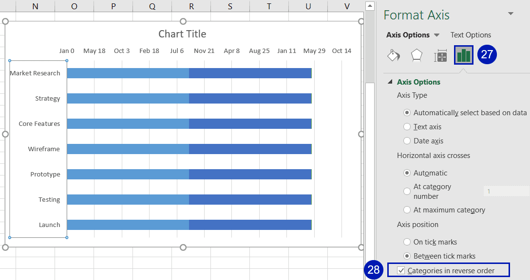 How to☝️ Make a Gantt Chart in Excel