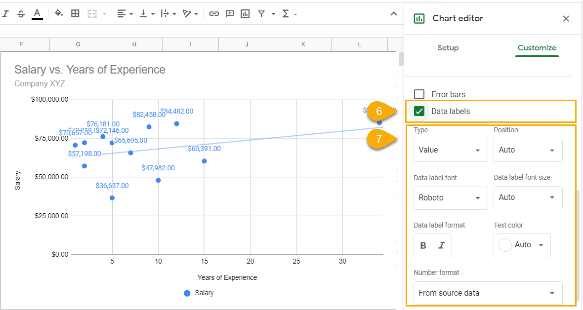 How to☝️ Make a Scatter Plot in Google Sheets - Spreadsheet Daddy