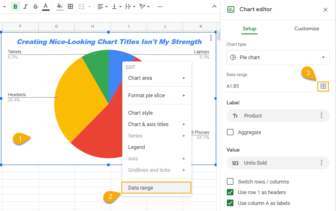 How to☝️ Make a Pie Chart in Google Sheets in Less than 60 Seconds ...