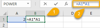 How to☝️ Square a Number in Excel (in 3 Easy Ways) - Spreadsheet Daddy