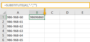 How to☝️ Remove Dashes (-) in Excel - Spreadsheet Daddy