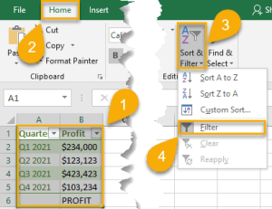 7 Reasons☝️ Why Your Excel Filter May Not Be Working - Spreadsheet Daddy