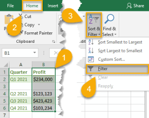 7 Reasons☝️ Why Your Excel Filter May Not Be Working - Spreadsheet Daddy