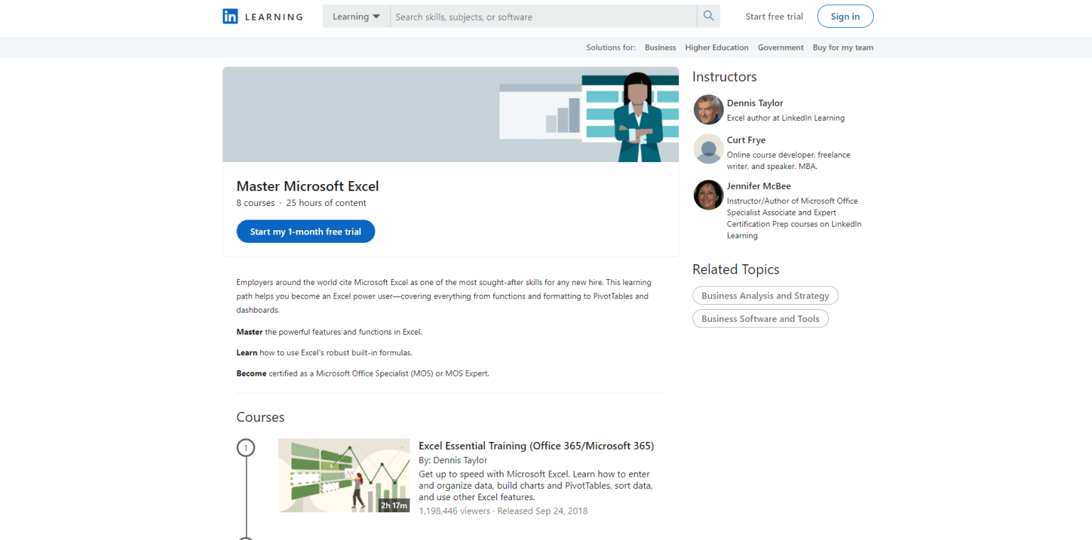 6 Best☝️ Excel Courses to Become a Power User in 2025 (with ...