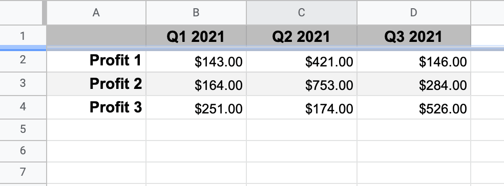 How To Freeze One Or More Rows Or Columns In Google Sheets Spreadsheet Daddy