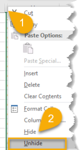 How to☝️ Unhide All Rows or Columns in Excel - Spreadsheet Daddy