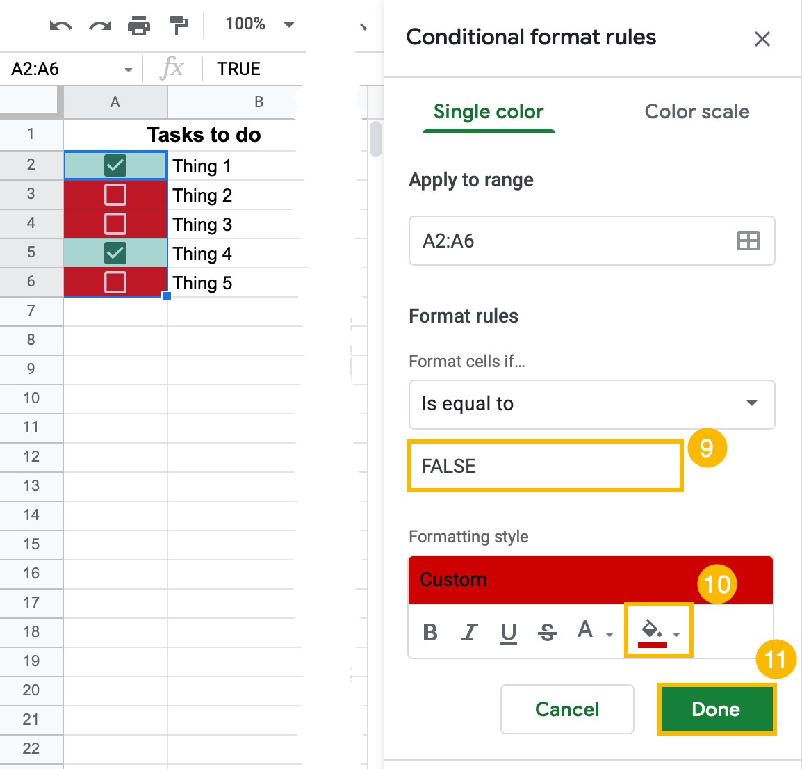 How To reate A Checklist In Google Sheets Spreadsheet Daddy