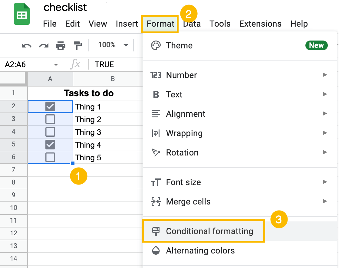 How to☝️ Сreate a Checklist in Google Sheets - Spreadsheet Daddy
