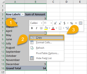 How to☝️ Convert a Pivot Table to a Normal Table in Excel - Spreadsheet ...