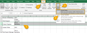 How to☝️ Freeze the Top Two Rows in Excel - Spreadsheet Daddy
