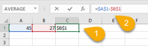 How to☝️ Lock References in a Cell Formula in Excel - Spreadsheet Daddy
