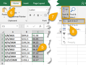 How to☝️ Sort Dates in Excel - Spreadsheet Daddy