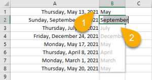 How to☝️ Extract the Month from a Date in Excel - Spreadsheet Daddy