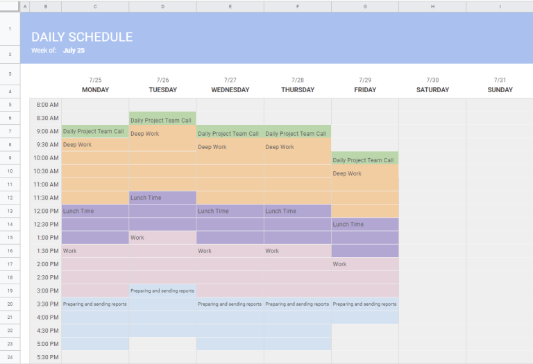 How To Make A Schedule In Google Sheets SpreadsheetDaddy
