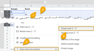 How to☝️ Group Rows and Columns in Google Sheets - Spreadsheet Daddy
