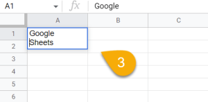 How to☝️ Start a New Line in a Cell (a Line Break) in Google Sheets ...