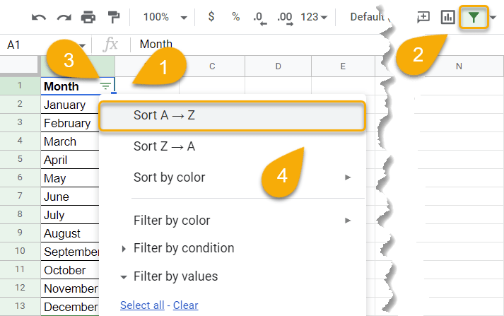 How To Sort Data By Column In Google Sheets Spreadsheet Daddy