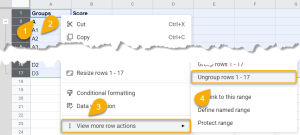 How to☝️ Group Rows and Columns in Google Sheets - Spreadsheet Daddy