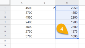 How to☝️ Divide in Google Sheets - Spreadsheet Daddy