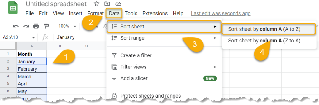 How to☝️ Sort Data by Column in Google Sheets - Spreadsheet Daddy