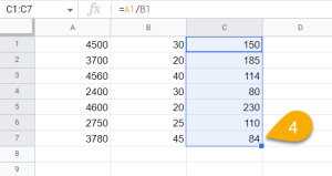 How to☝️ Divide in Google Sheets - Spreadsheet Daddy