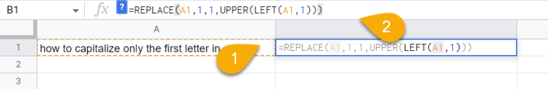 How to☝️ Capitalize First Letters in Google Sheets - Spreadsheet Daddy
