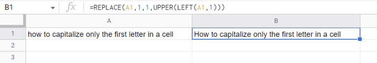 How to☝️ Capitalize First Letters in Google Sheets - Spreadsheet Daddy
