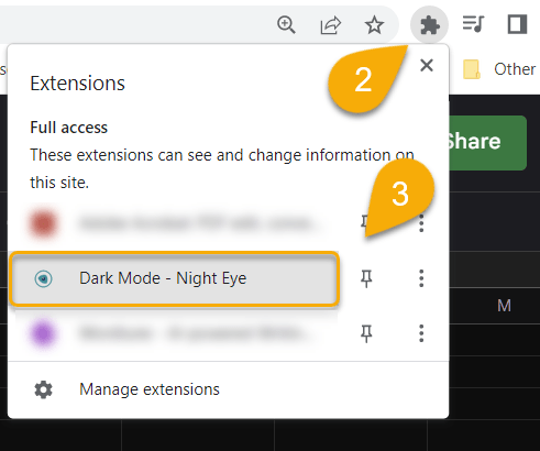 How to☝️ Turn on Google Sheets Dark Mode [3 Easy Steps] - Spreadsheet Daddy