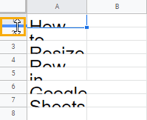 How to☝️ Change Row Height in Google Sheets (Quick and Easy) - Spreadsheet Daddy