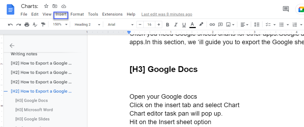 How to☝️ Export a Chart from Google Sheets - Spreadsheet Daddy