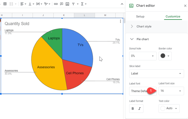 How to☝️ Label a Pie Chart in Google Sheets - Spreadsheet Daddy