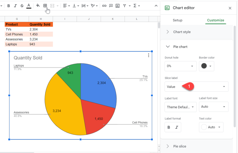How to☝️ Label a Pie Chart in Google Sheets - Spreadsheet Daddy