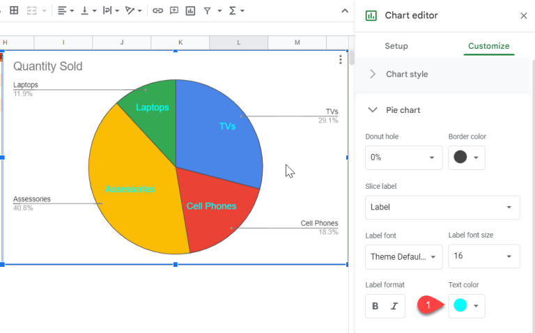 How to☝️ Label a Pie Chart in Google Sheets - Spreadsheet Daddy