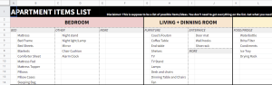 5 Free☝️ Google Sheets Packing List Templates & How to Make One ...
