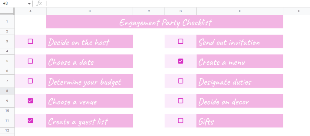20 Free☝️ Google Sheets Checklist Templates & How to Make One ...