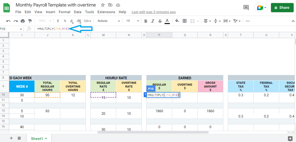 5 Free☝️ Google Sheets Payroll Templates & How to Make One ...
