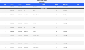 5 Free☝️ Google Sheets Run-of-Show Templates (& How to Make One ...