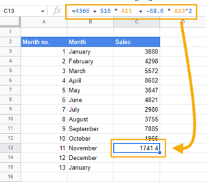 How to☝️ Extrapolate a Graph in Google Sheets - Spreadsheet Daddy