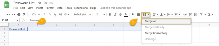 5 Free☝️ Google Sheets Password Templates & How to Make One ...