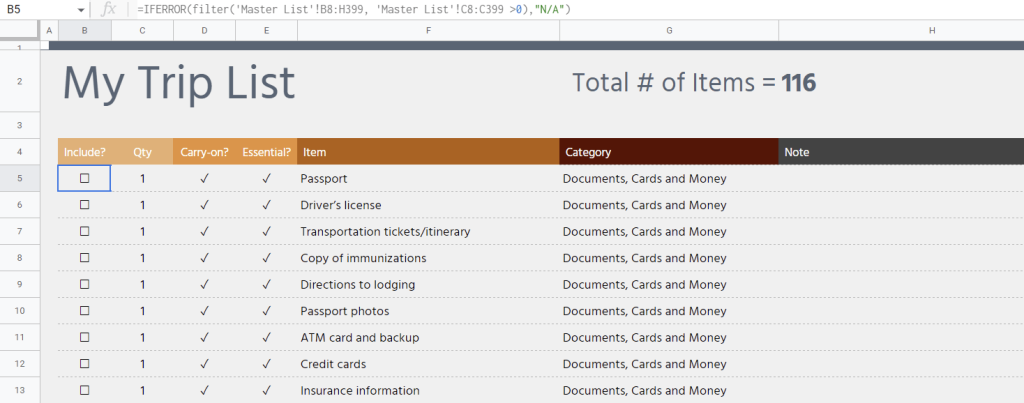 20 Free☝️ Google Sheets Checklist Templates & How to Make One ...