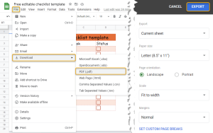 20 Free☝️ Google Sheets Checklist Templates & How to Make One ...