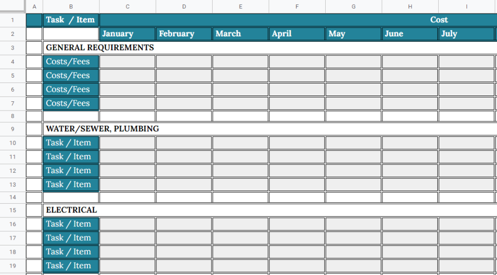 20 Best Free Google Sheets Construction Budget Templates For 2023 