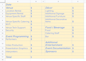 16 Best Free☝️ Google Sheets Event Budget Templates for 2025 ...