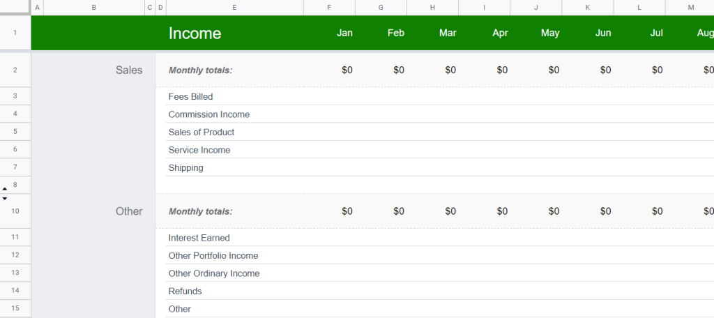 8 Best Free☝️ Google Sheets Zero-Based Budget Templates for 2025 ...
